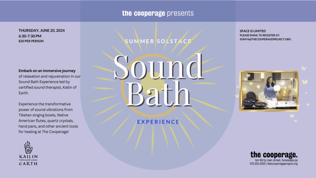 Sound Bath Experience - The Cooperage Project