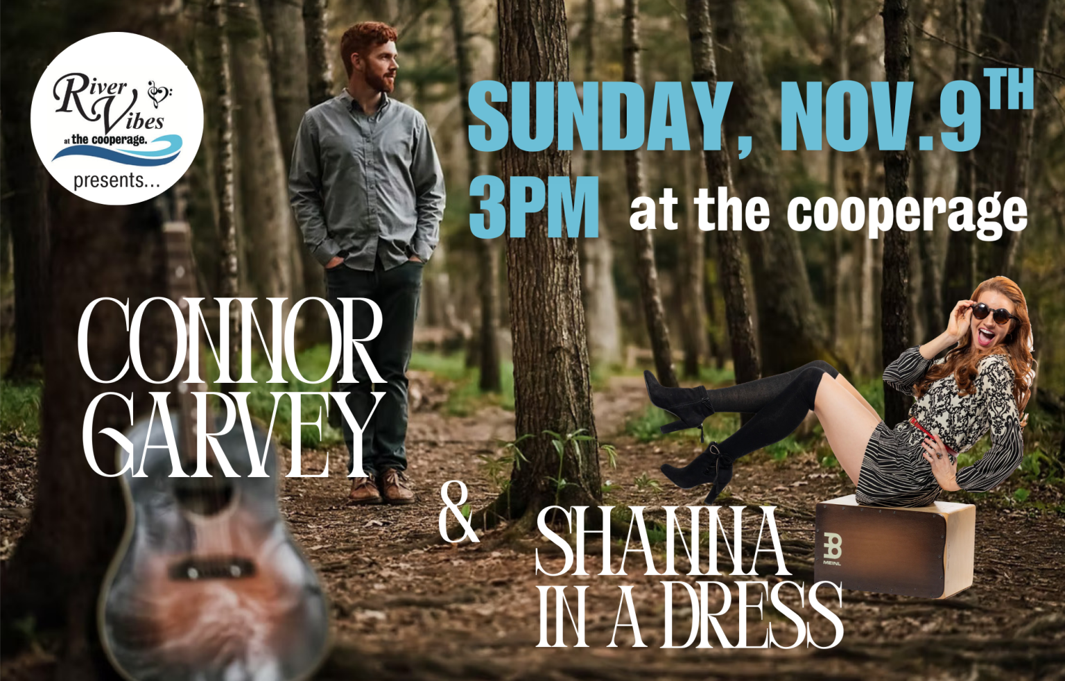 RiverVibes Concerts at The Cooperage Presents: Connor Garvey + Shanna ...