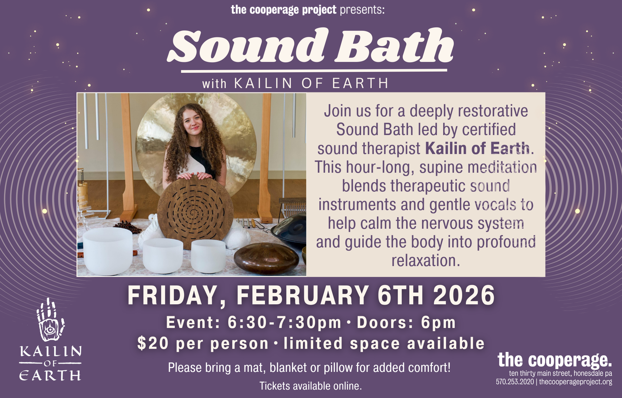 Sound Bath - The Cooperage Project